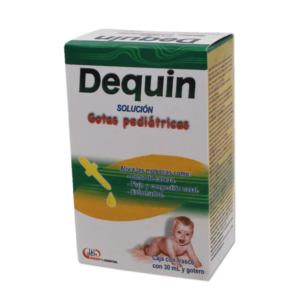 DEQUIN C/30 ML GOTAS ( CLORFENAMINA, FENILEFRINA, GUAIFENESINA ...